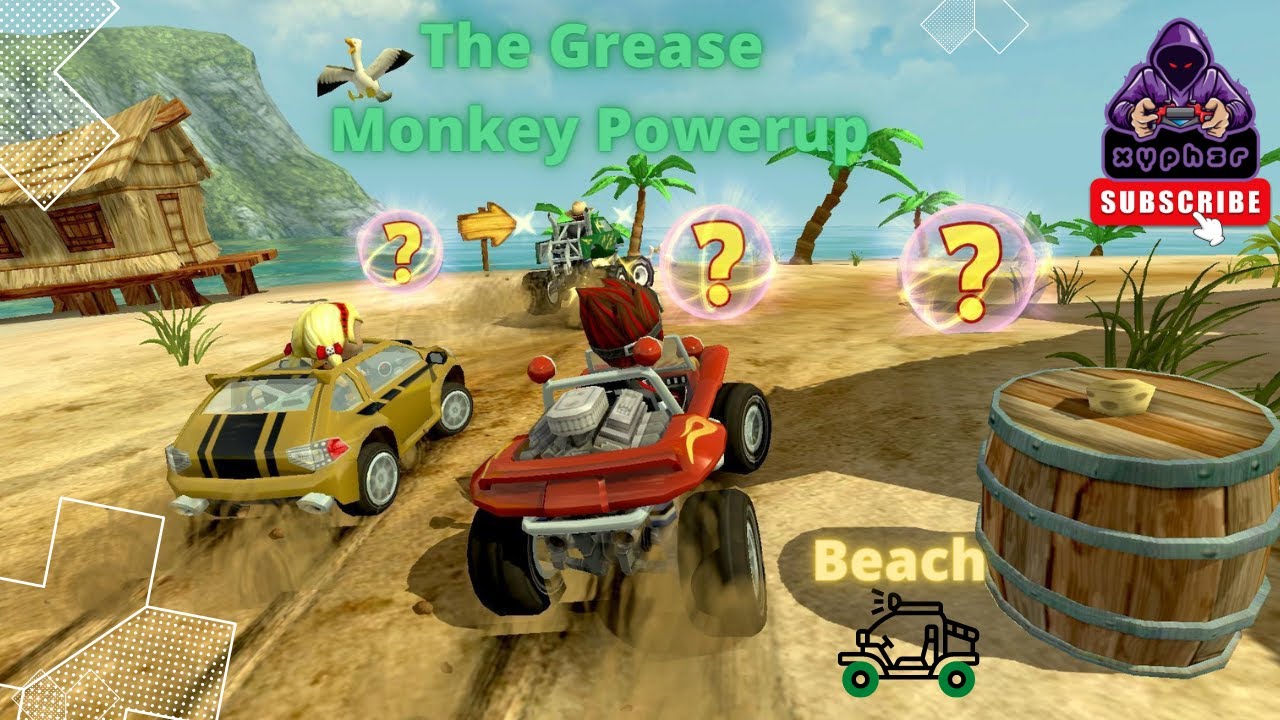 Beach Buggy | Gameplay | The Grease Monkey Powerup - YouTube