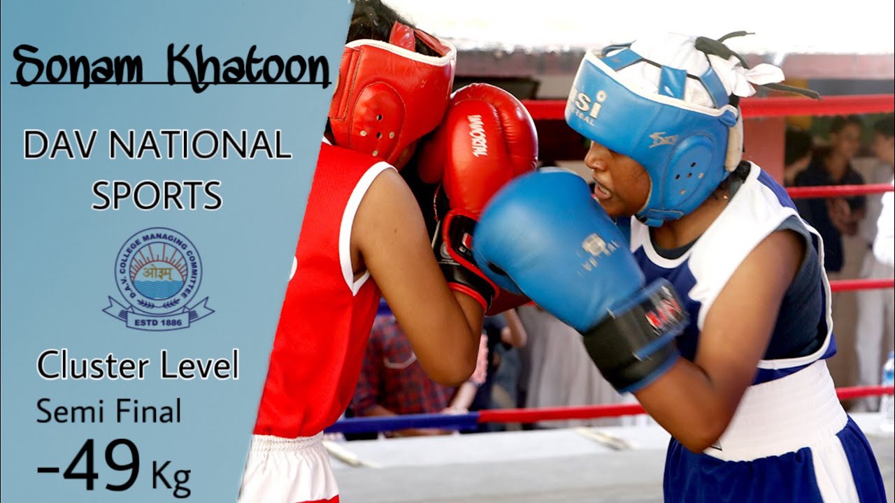 DAV NATIONAL SPORTS 2022 CLUSTER LEVEL BOXING MATCH -49kg “SONAM ...