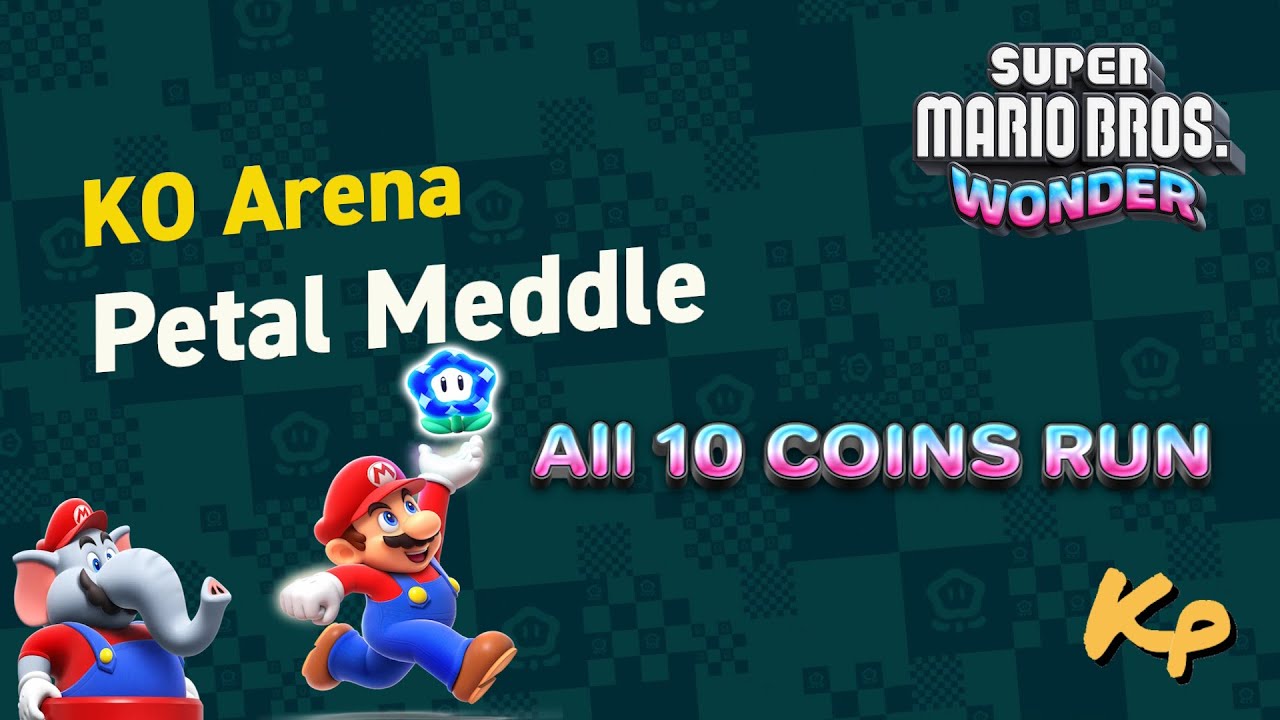 Super Mario Wonder - All 10 Coin location for Pedal Meddle - YouTube