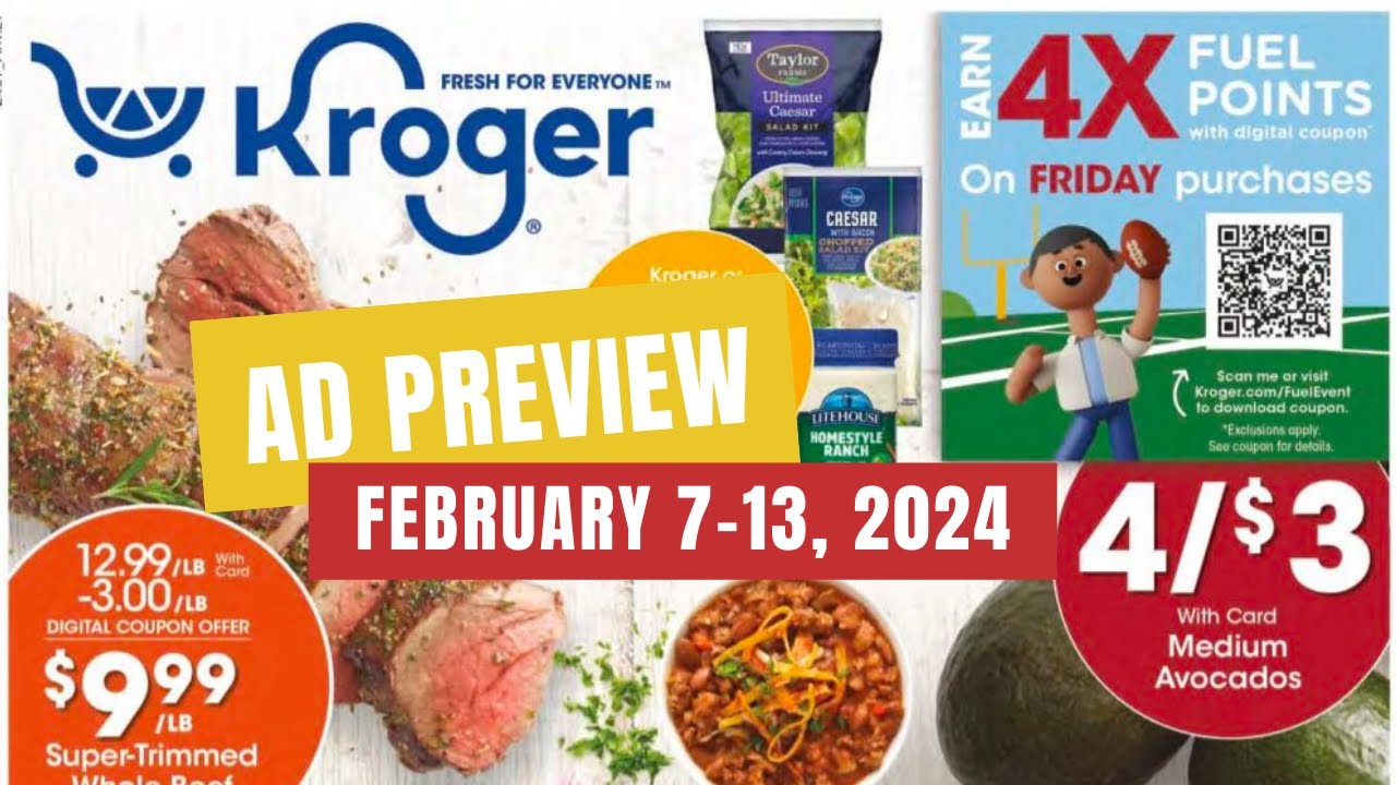 *MORE MEGA?* Kroger Ad Preview for 2/7-2/13 | Superbowl & Valentine's ...