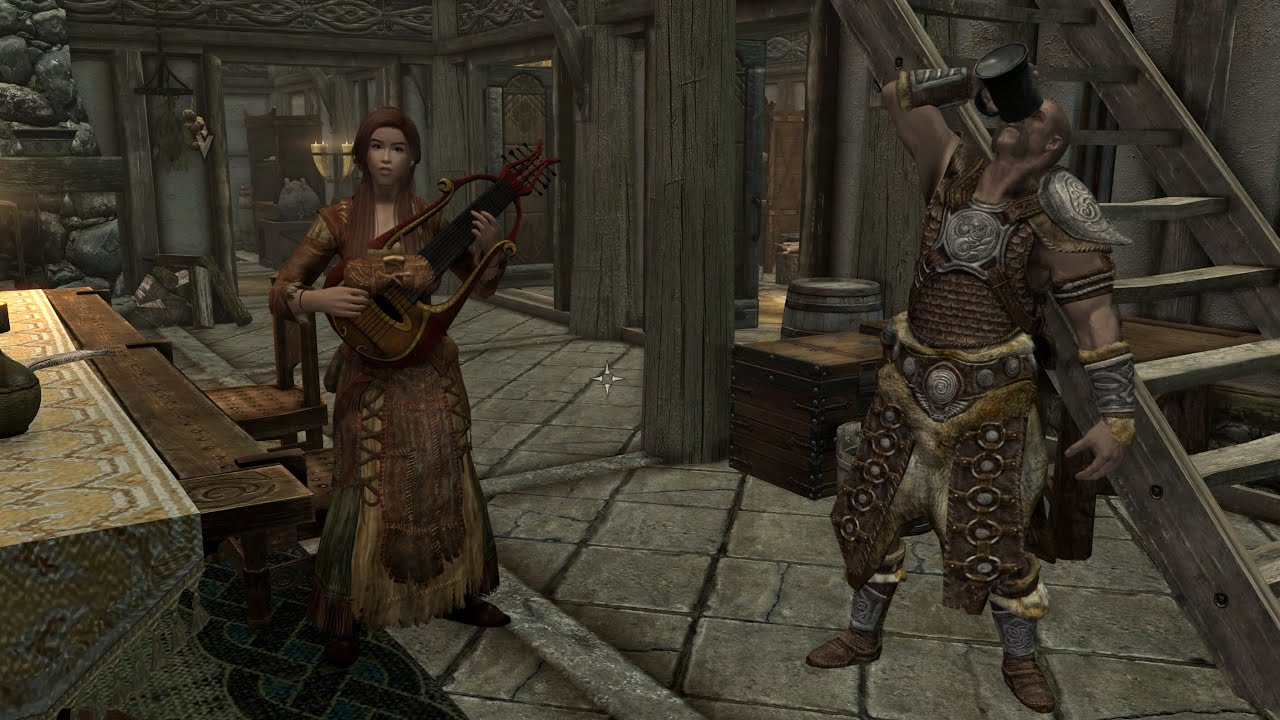 Skyrim SE - Sonir Sings Tale Of The Tongs - YouTube