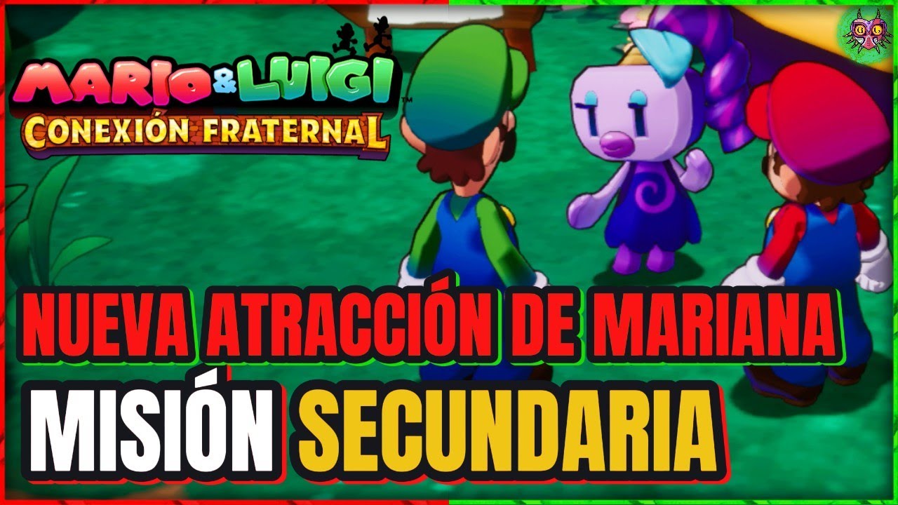 LA NUEVA ATRACCIÓN DE MARIANA | Misión Secundaria | 💯Mario & Luigi ...
