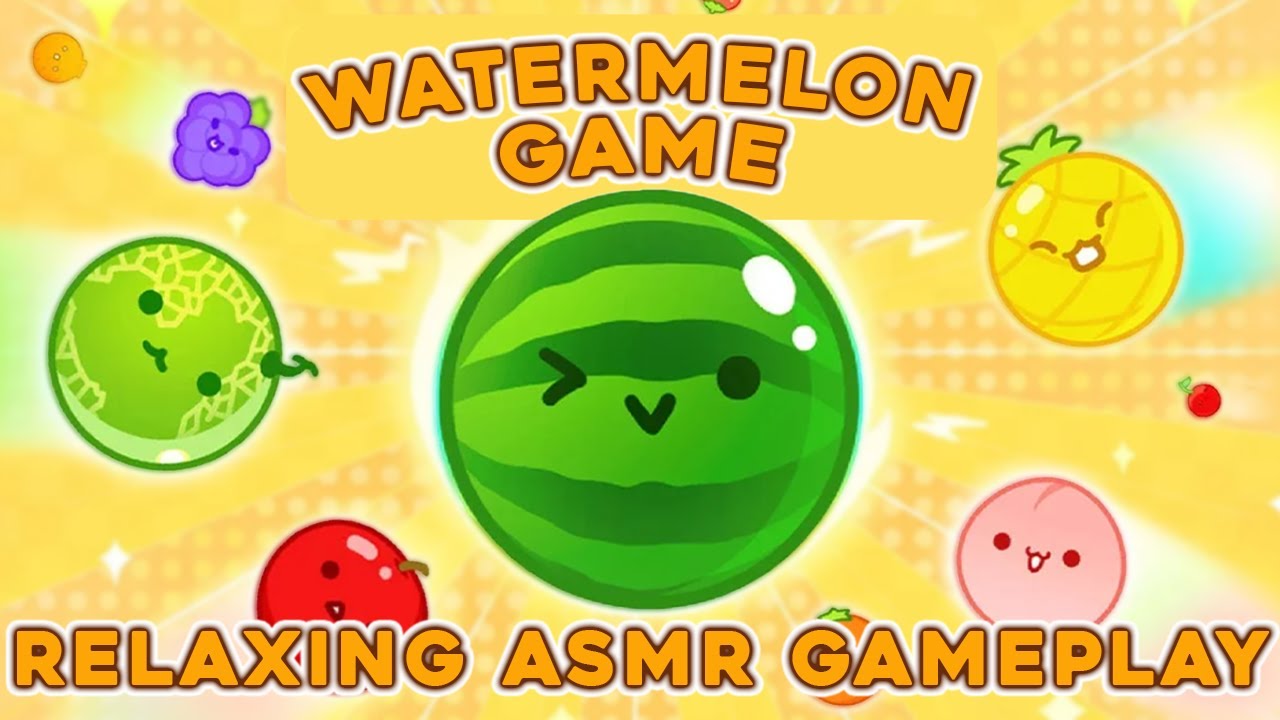 Relaxing ASMR Watermelon Game Gameplay - YouTube