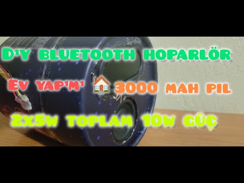 Dıy bluetooth hoparlör yapımı ev yapımı🔊10w