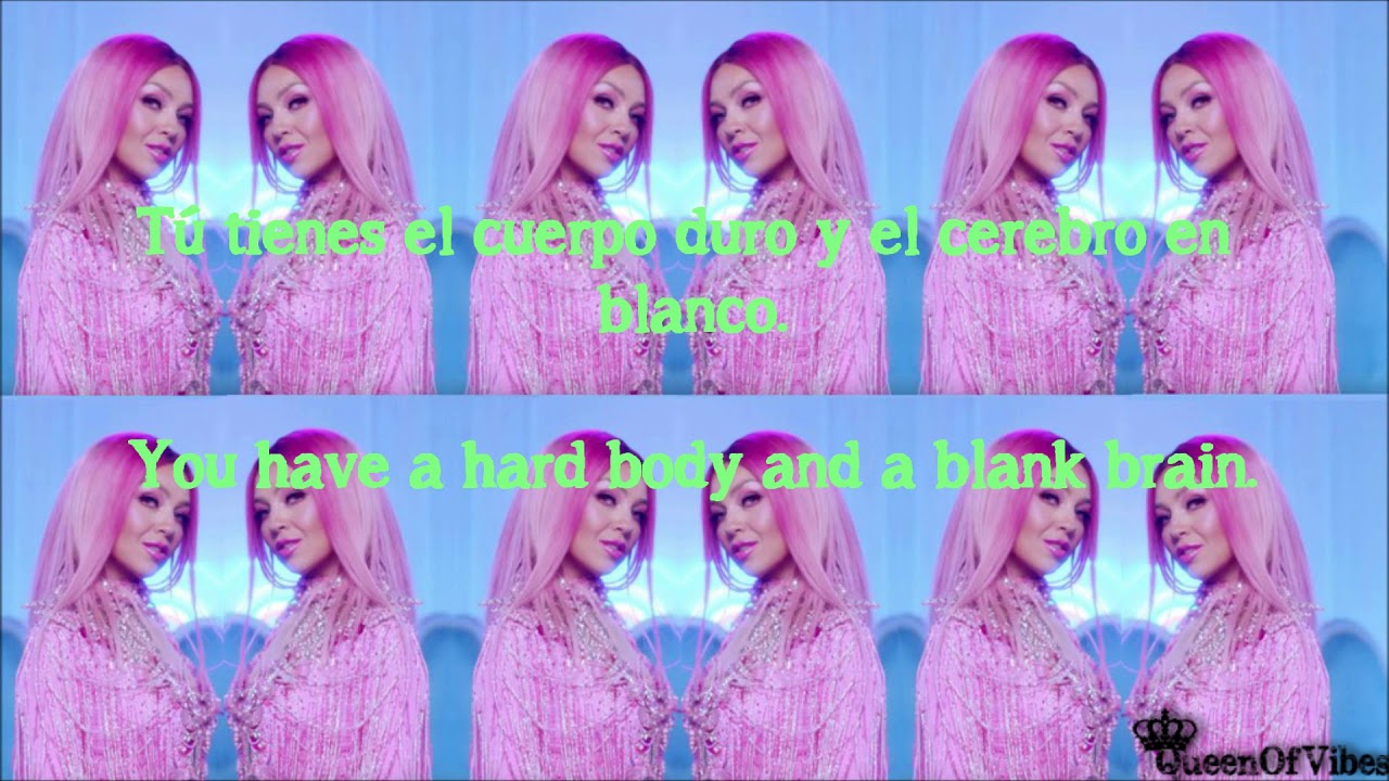 Thalía, Lali - Lindo Pero Bruto (Letra & English Translation Lyrics ...