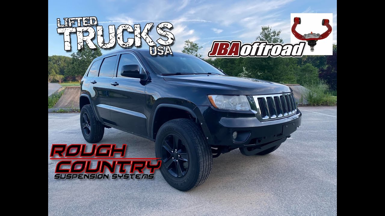 LIFTED JEEP GRAND CHEROKEE WK2 3.6 V6 W/ ROUGH COUNTRY SUSPENSION AND ...