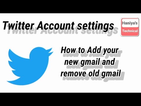 Twitter account setting || how to add email in twitter account or ...