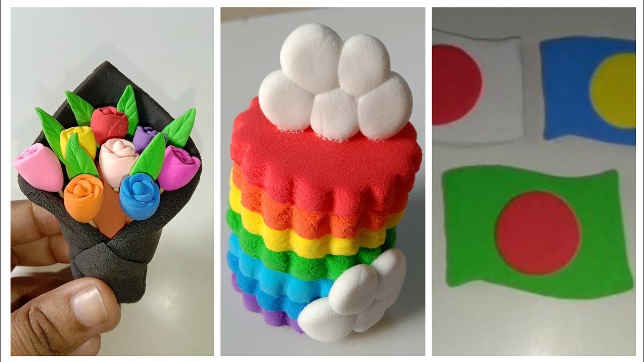 Cute super clay craft ideas 💡💫clay craft । Clay arts । Air dry clay ...