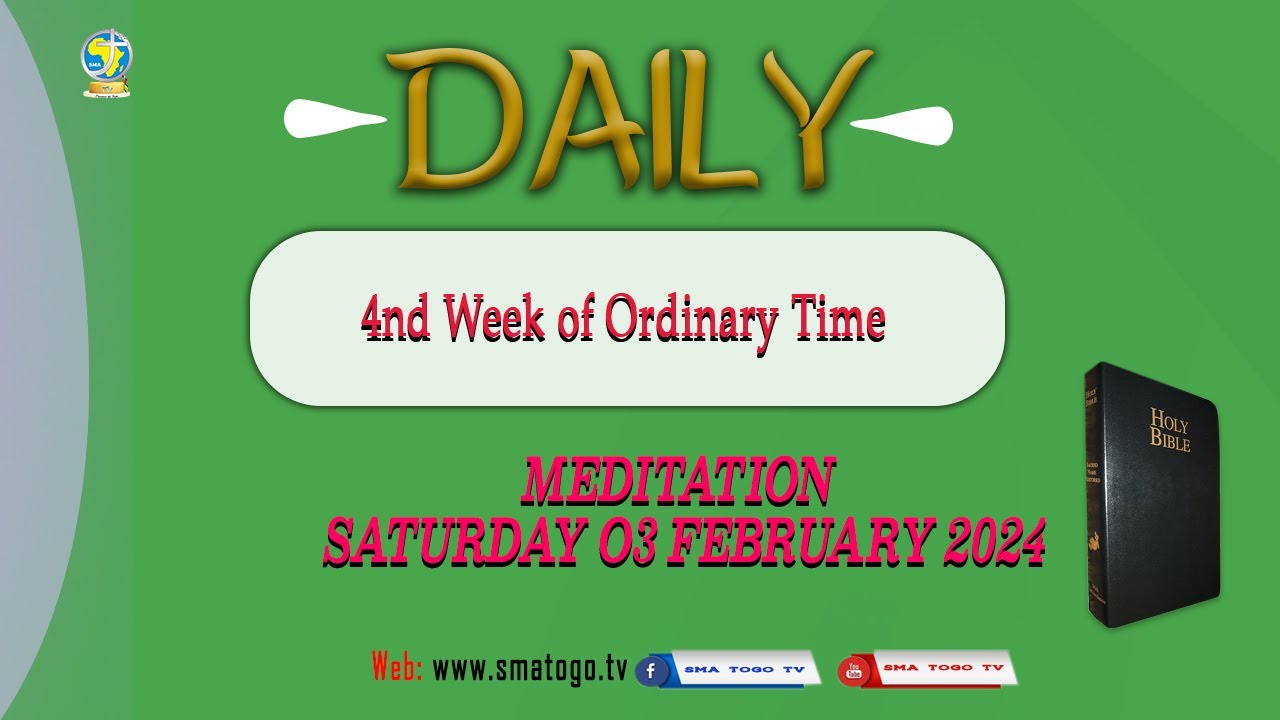 SMA DAILY MEDITATION SATURDAY 03 FEBRUARY 2024 - YouTube