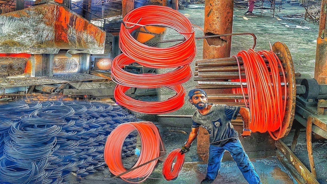 Amazing manufacturing process of 9mm Rebar Iron Rods / Metal Rebar iron ...
