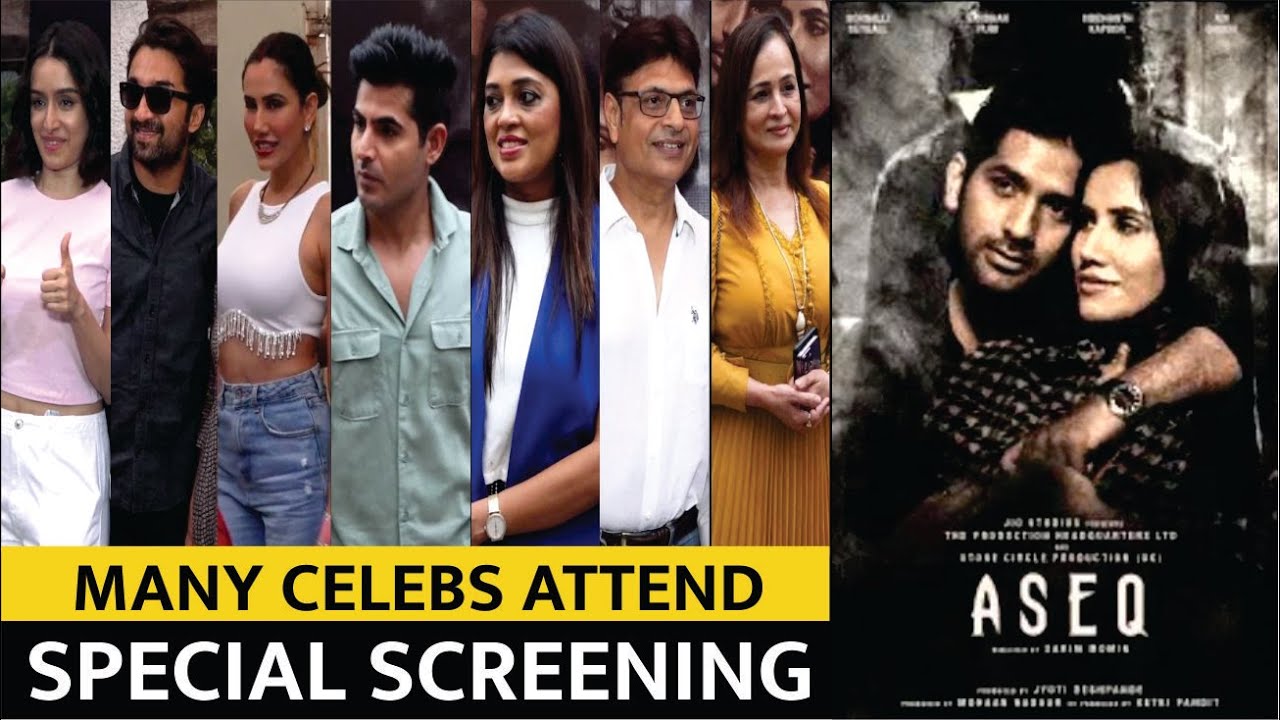 ASEQ Movie Review By Celebs | Shraddha Kapoor, Padmini, Poonam, Vardhan ...