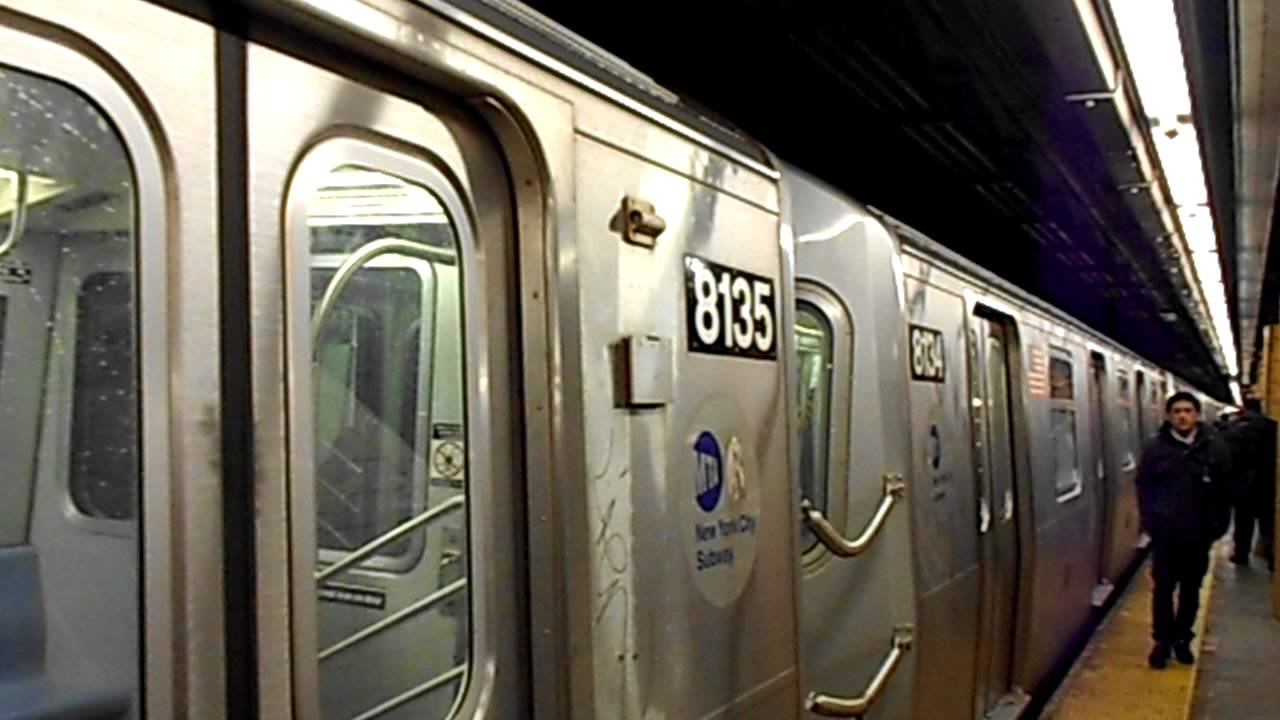 Riding Onboard, Departure from R143 L Train And Arrival Of Another R143 ...