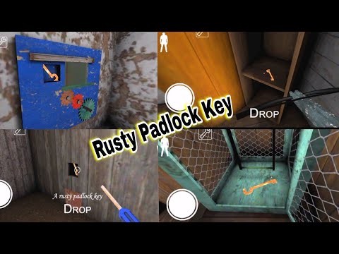 Granny 1.8 All Location Of Rusty Padlock Key | How To Find Rusty ...
