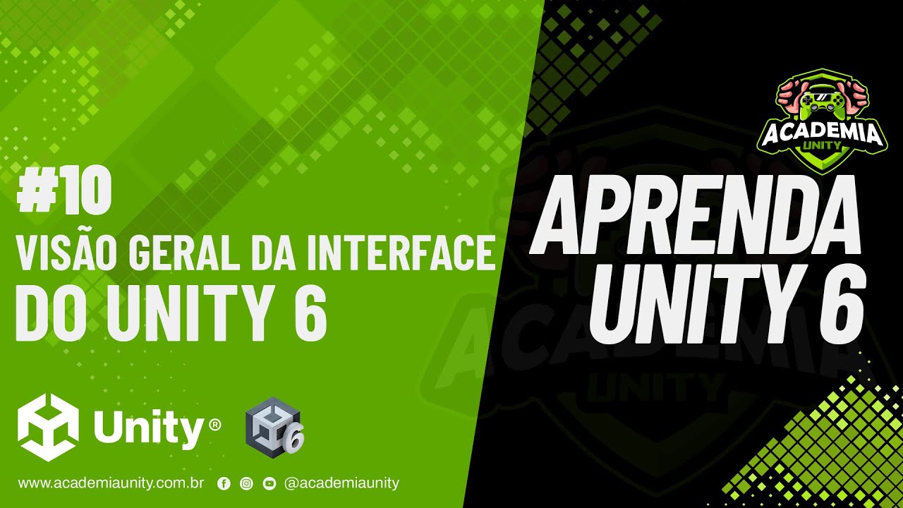 Aprenda Unity 6 - Visão geral da interface do Unity 6 - YouTube