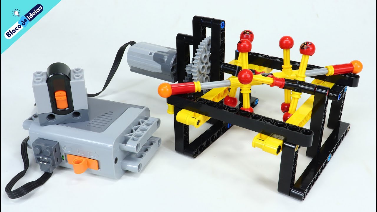 Mechanical principle - Slider mechanism of a lego machine MOC. - YouTube
