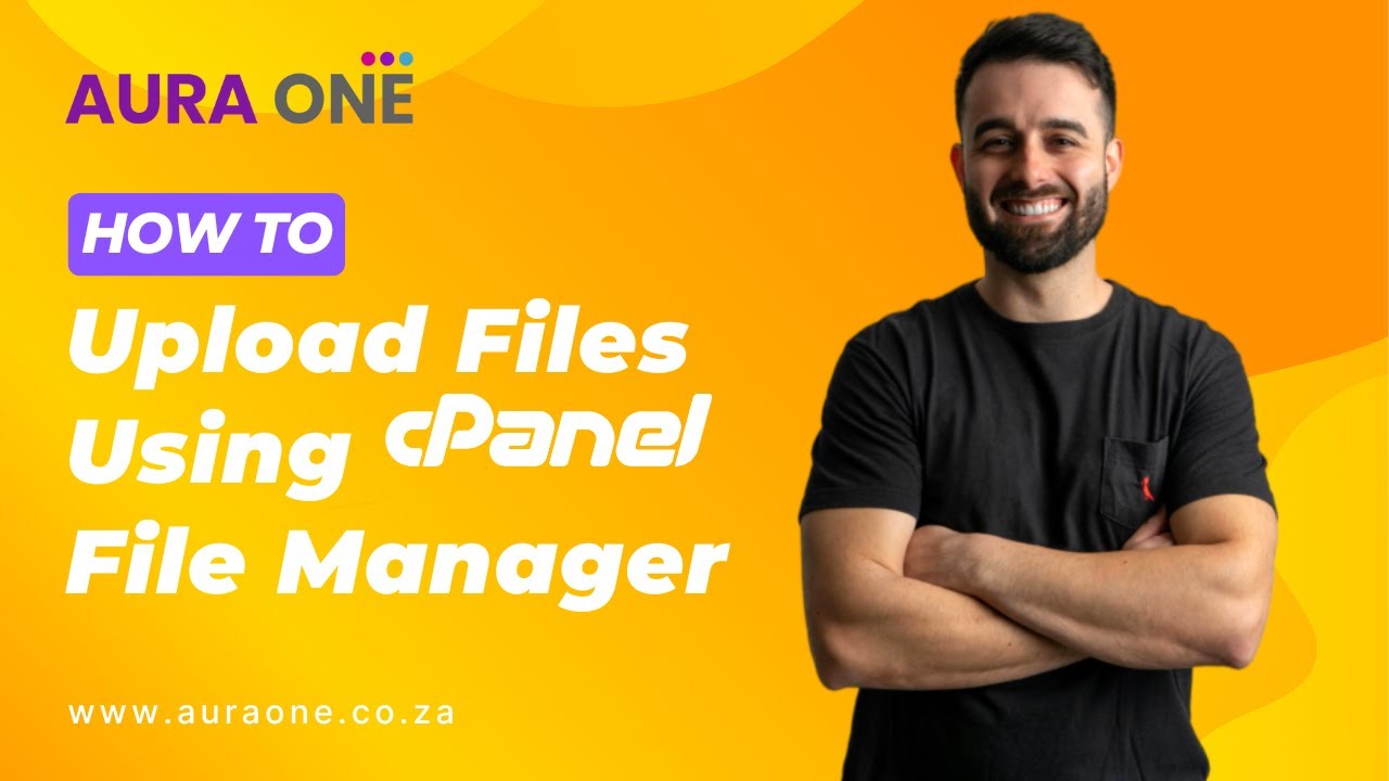 How to upload files via the cPanel File Manager with Aura One - YouTube