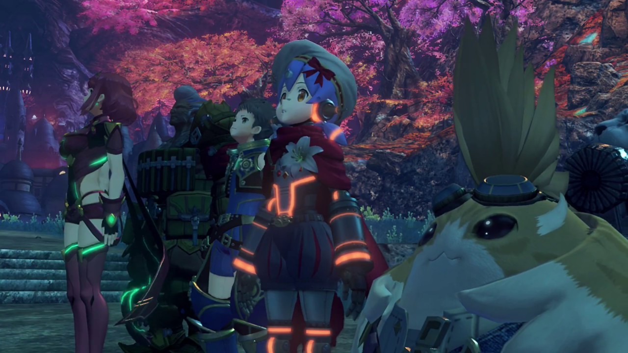 Xenoblade Chronicles 2 Cutscene 045 - Rampant Tensions in Fonsa Myma ...