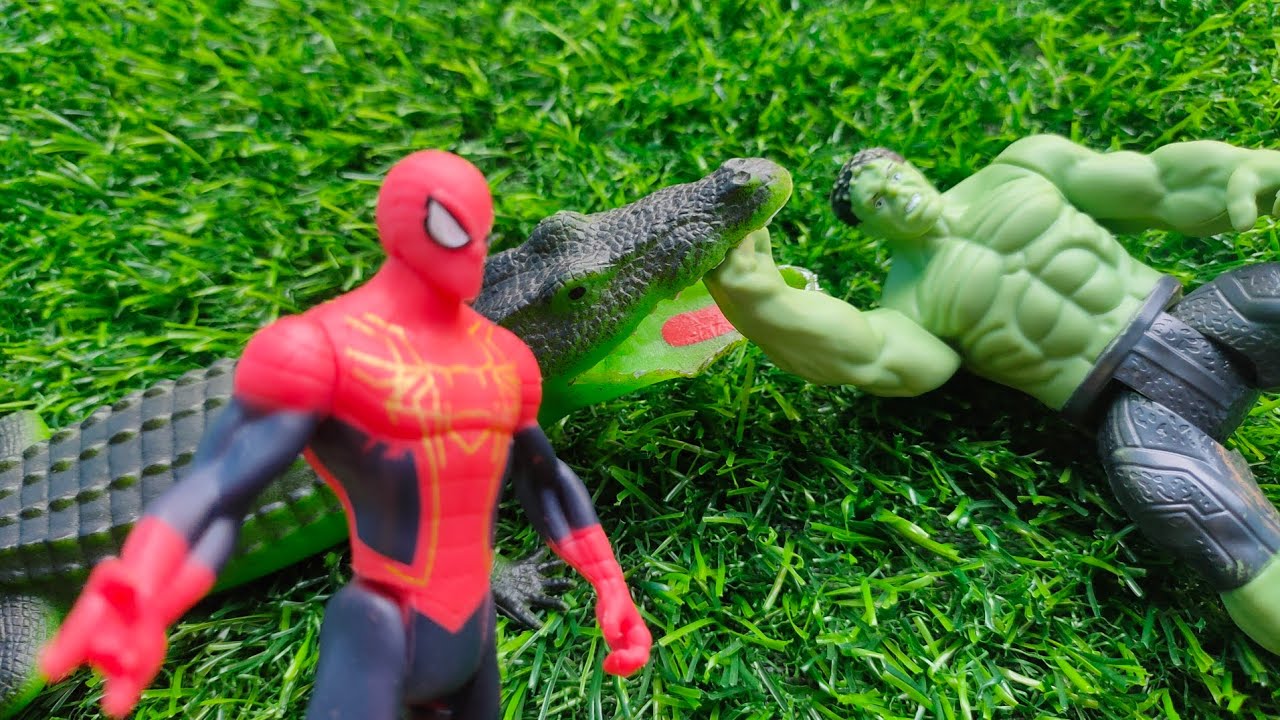 Big Spider -man VS Big Hulk Funny Fight | Bk Toys - YouTube