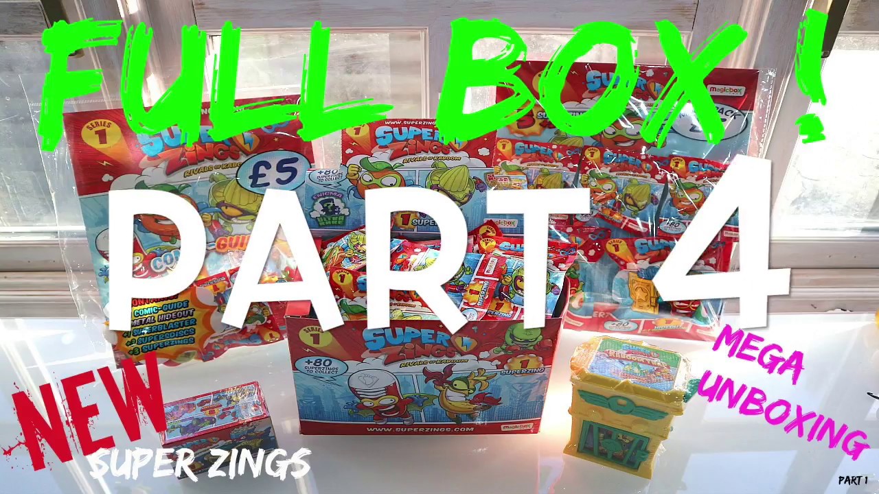 Super Zings series 1 Full box PART 4 (Mega Unboxing) - YouTube