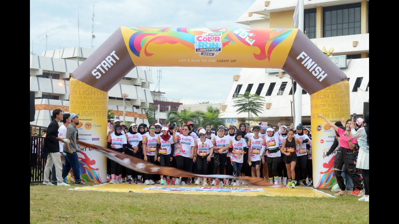 Aftermovie Lampung Color Run Lightfest 2025 #colorrunlightfest - YouTube