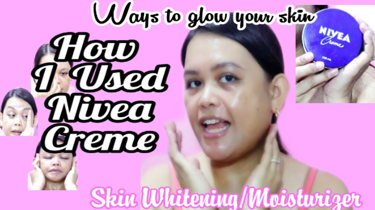 Skin Whitening/How I use Nivea Creme/mishymyrnz - YouTube