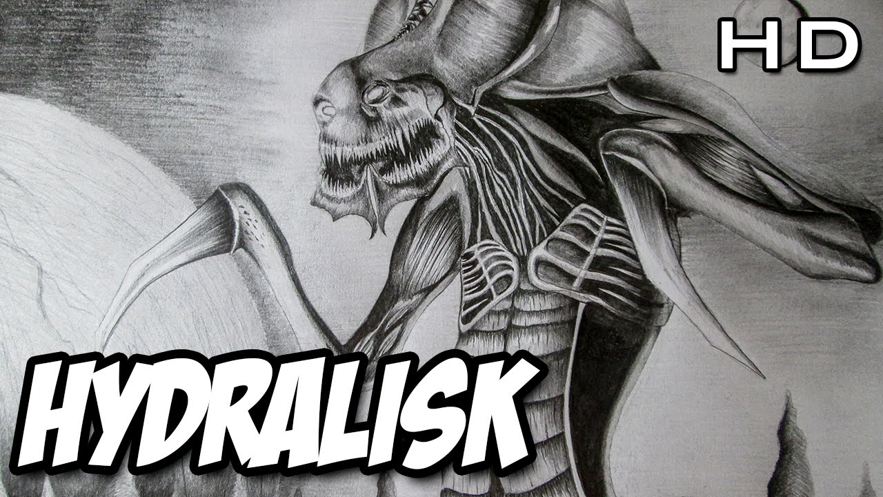 AMAZING drawing of Hydralisk - StarCraft-, Zerg FanArt and Speed ...