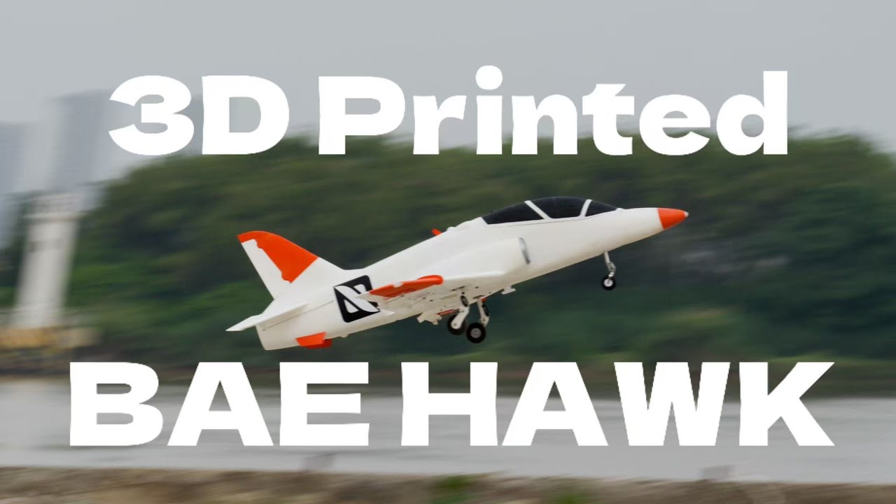 Perfect for Beginners？3D Printed BAE Hawk Trainer — Flight Test & First ...