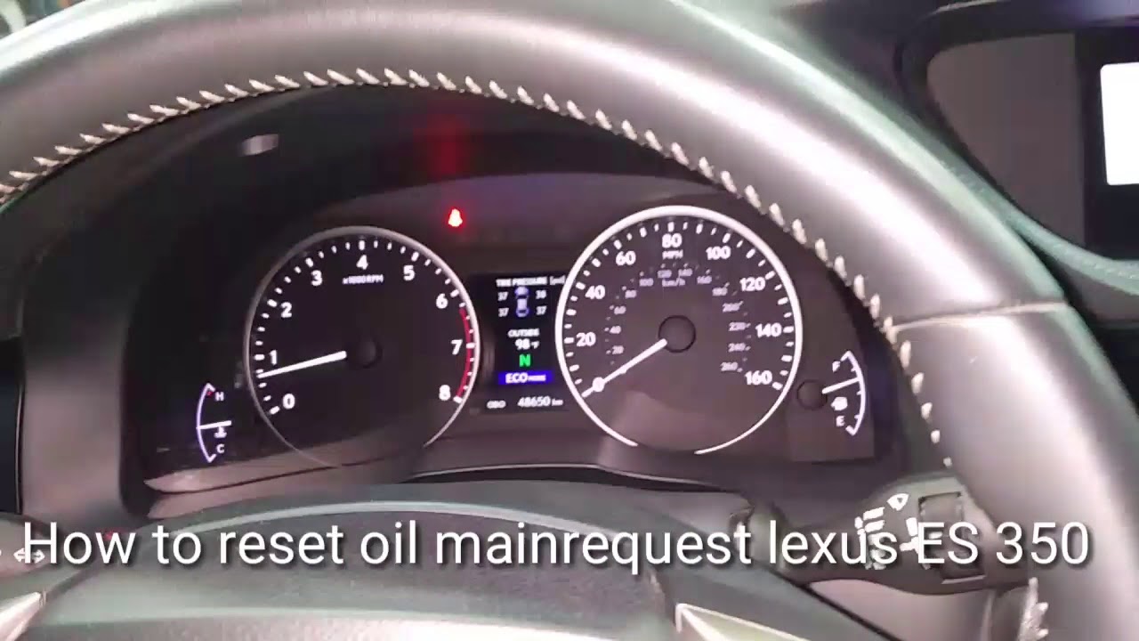 How to reset Main request Lexus ES 350 2013 - YouTube