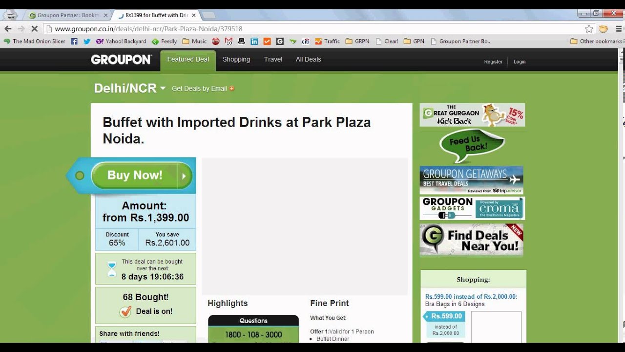 How to use the Bookmarklet / Link Generator tool on the Groupon ...