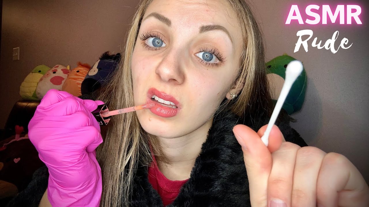 ASMR Rude Friend Picks Your Face! (Cursing, Spit Painting, Scalp ...