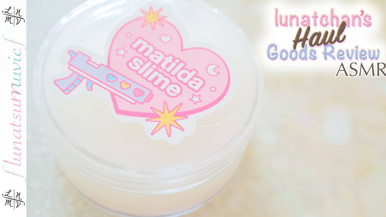[ASMR]Korean Slime ‘matilda slime (마틸다슬라임)’ - Pink aurora Slime - YouTube
