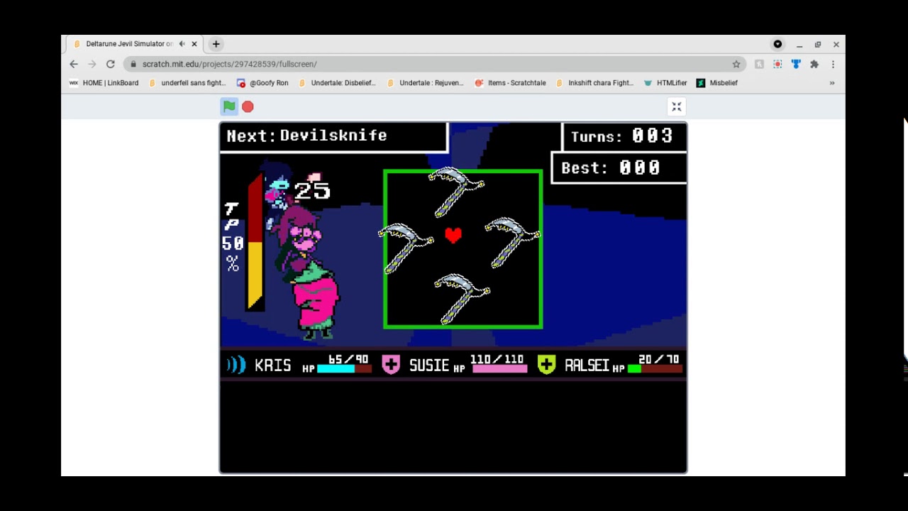 Jevil Sim scratch Hardmode - YouTube