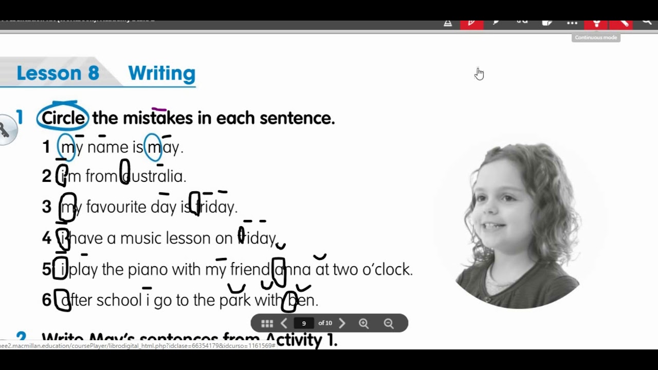 Lesson 8 Writing: My favourite day - YouTube