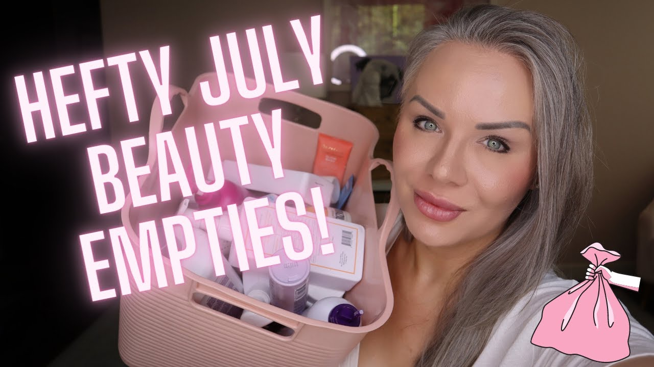 HEFTY July Beauty Empties: Let's dive through my trash! - YouTube
