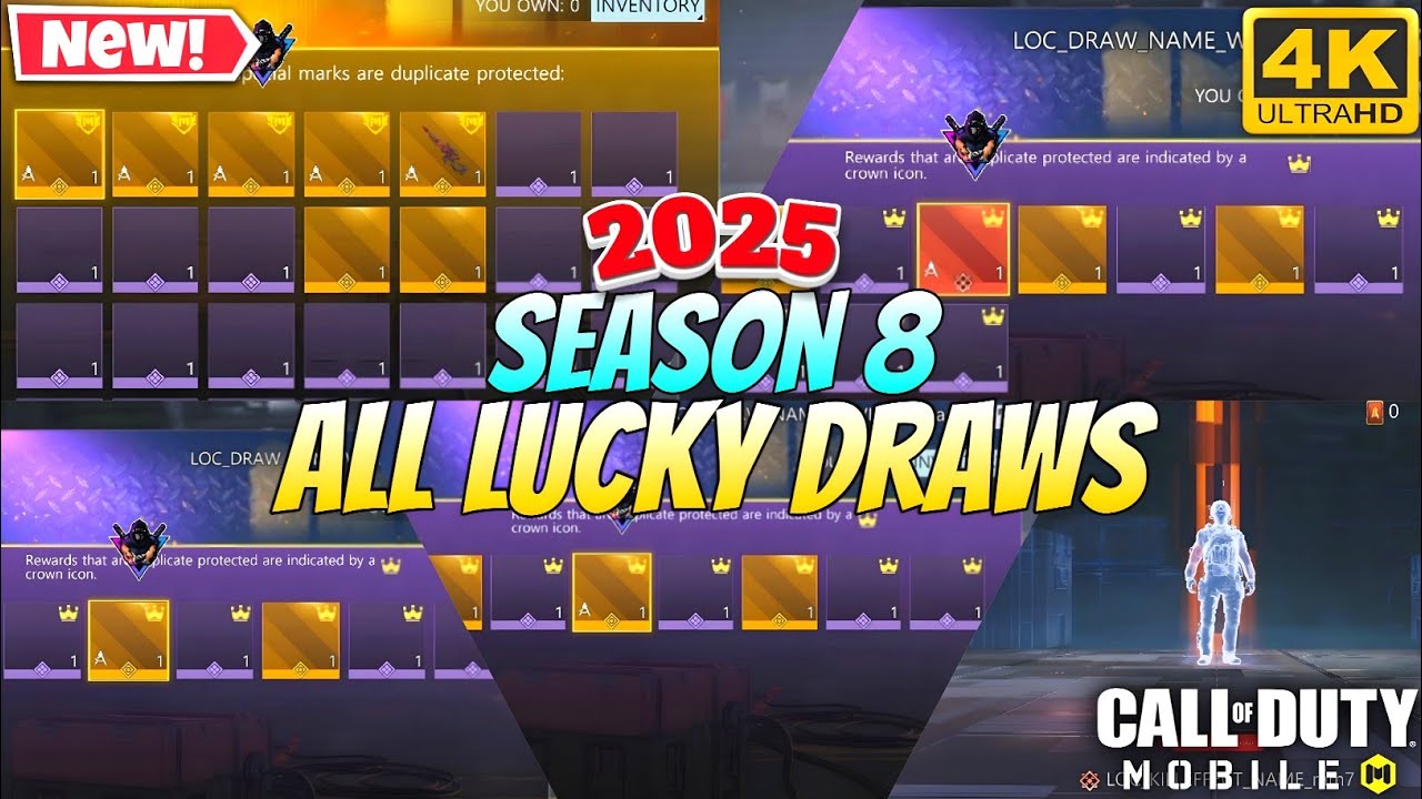 *NEW* Season 8 Upcoming All Lucky Draws 2025 | New Series Armory ...