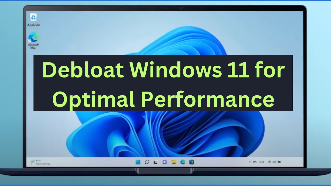 How to Debloat Windows 11 for Optimal Performance ( NEW 2025) - YouTube