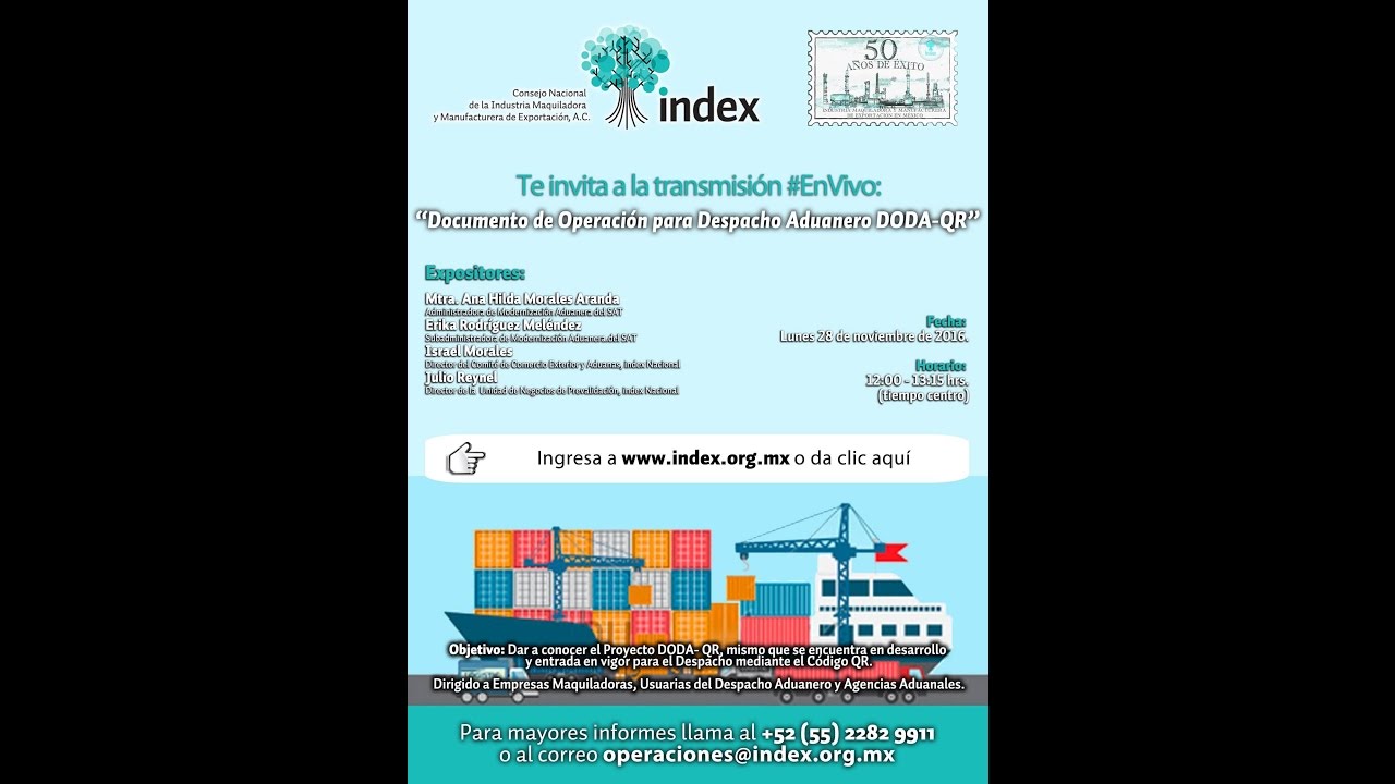 DOCUMENTO DE OPERACIÓN PARA DESPACHO ADUANERO DODA-QR - YouTube