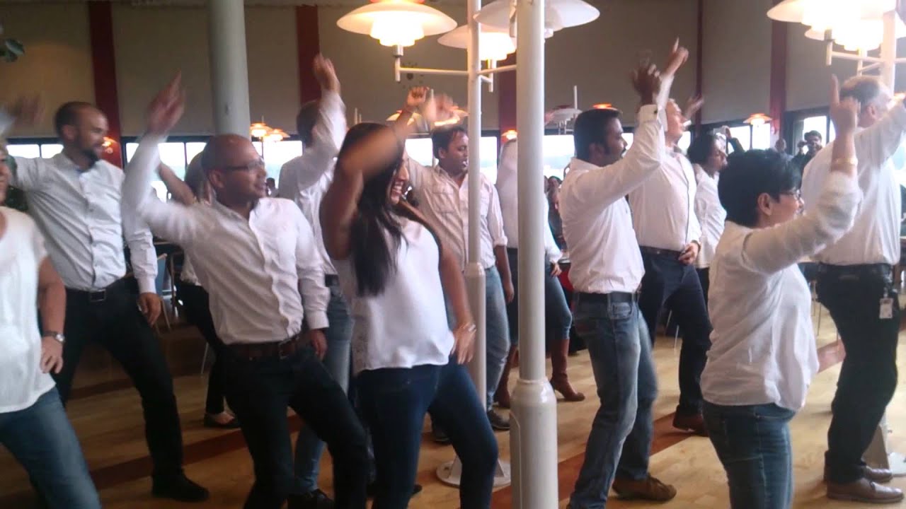 Flash Mob by Volvo Group, TechM and CapGemini Employees - YouTube