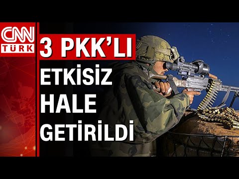 MSB açıkladı: 3 PKK’lı terörist etkisiz hale getirildi