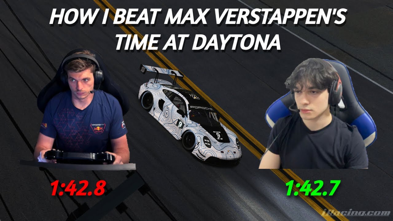 HOW I BEAT MAX VERSTAPPEN IN IRACING WITH A G29 - YouTube