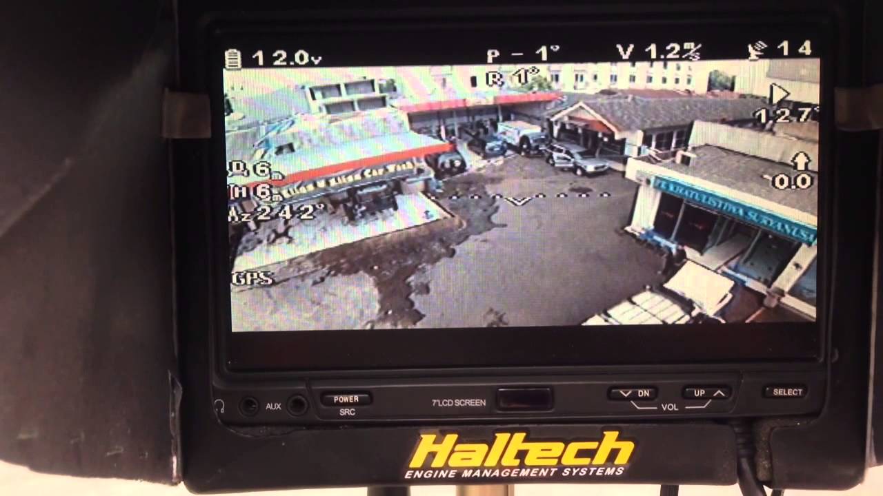 Test DJI NAZA iOSD Mini with PMU v2 on DJI Phantom FC40 - YouTube