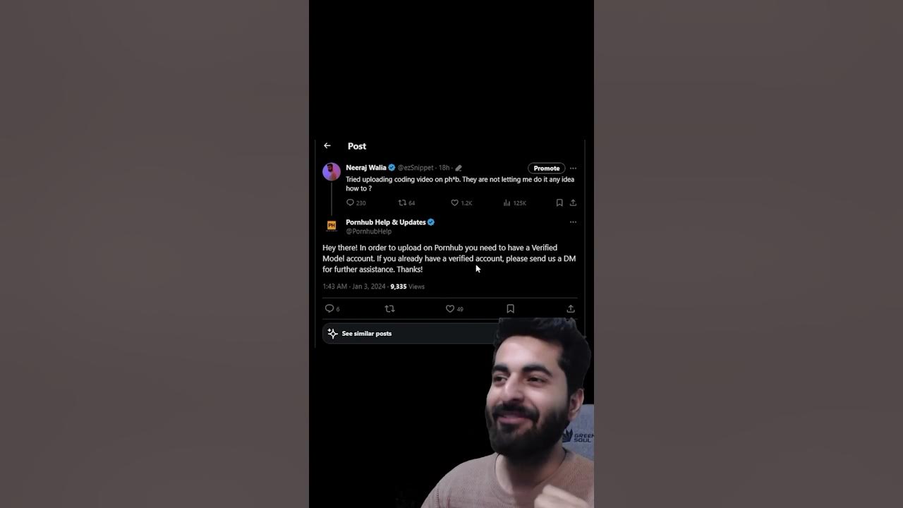 uploading coding video on po*n*b 😂 | must watch - YouTube