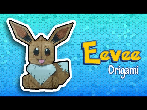 Pokémon Origami | Eevee - YouTube