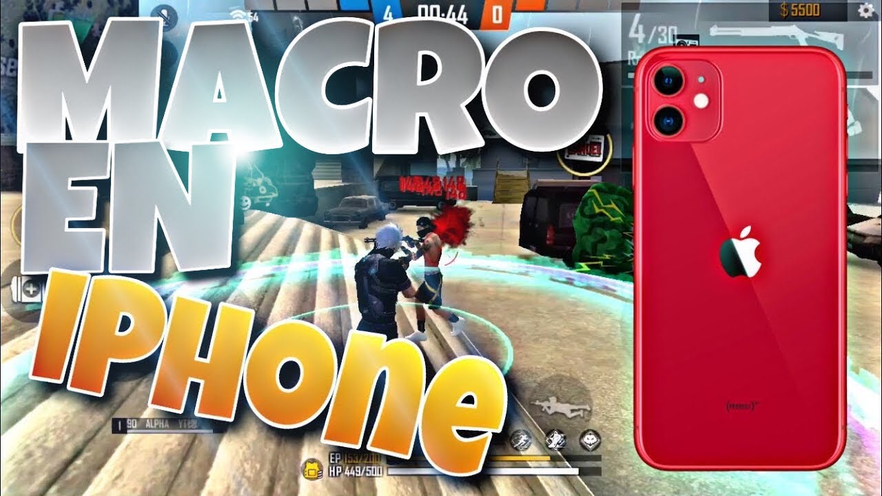 MACRO EN IPHONE 6,7,8,X Como Activarlo EN FREE FIRE | TheAlpha YT - YouTube