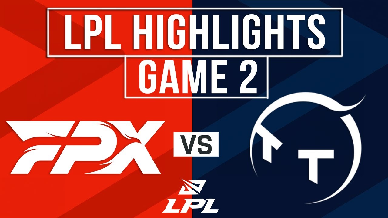 FPX vs TT Highlights Game 2 | LPL 2025 Split 2 | FunPlus Phoenix vs TT Gaming - YouTube