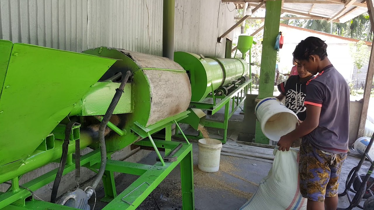 OVEN pengering PADI/GABAH 15jutaan .PAKAI SEKAM murah meriah 8 ton ...