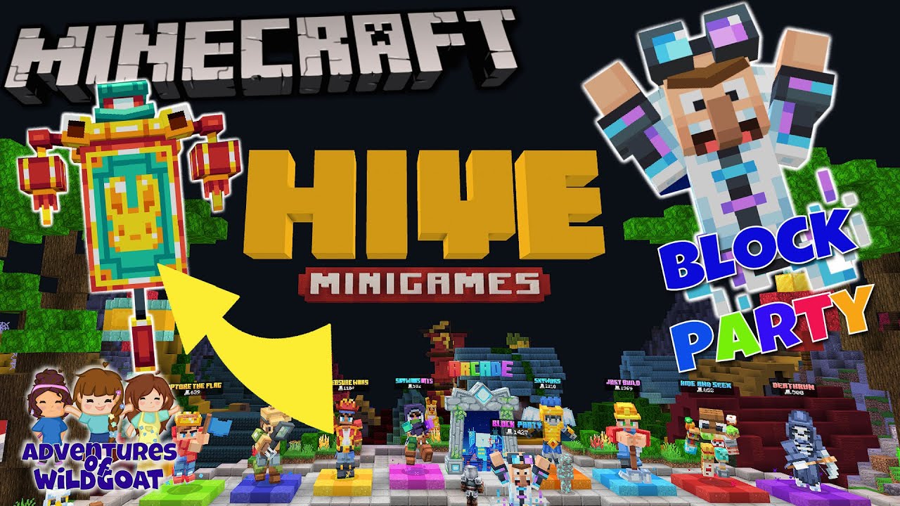 Block Party Night - Hive Minigames!! - YouTube