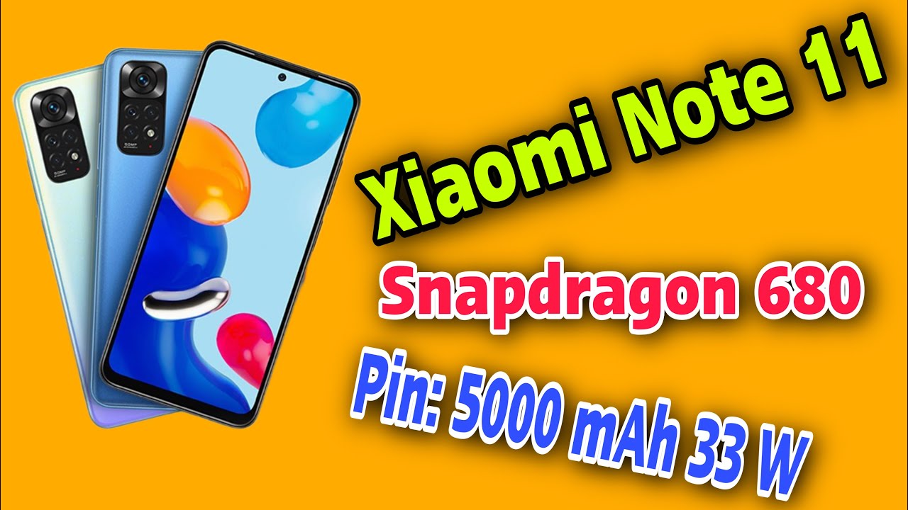 Xiaomi Redmi Note 11 Snapdragon 680, 5000 mAh 33 W, Camera 50MP - YouTube