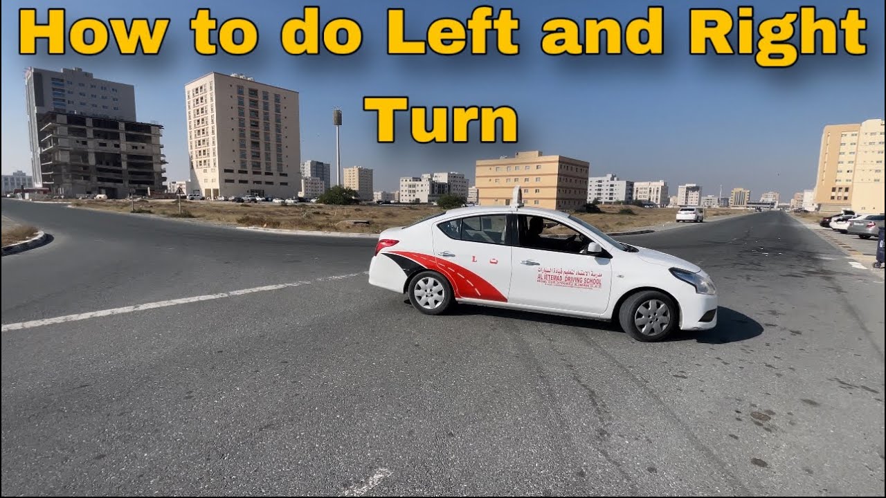 How to take Left and Right Turn - YouTube