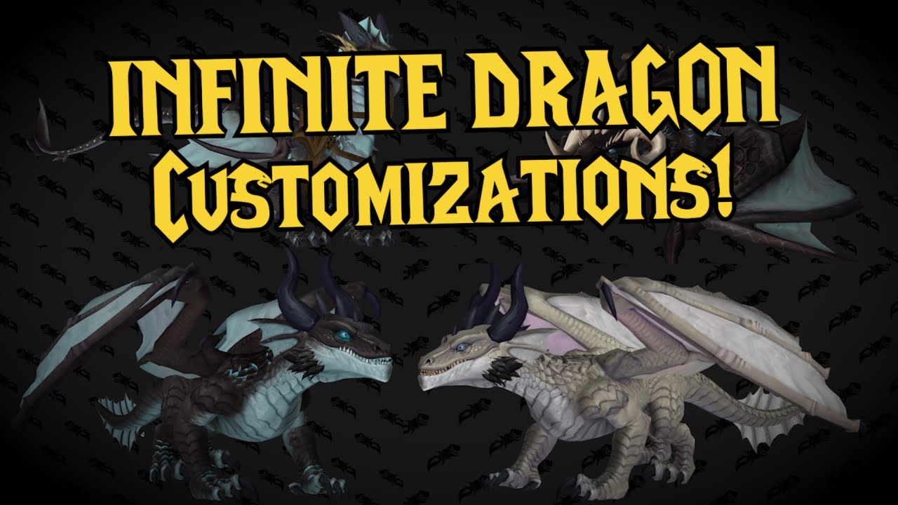 Infinite Scales?! NEW and HIDDEN Dragonriding Customizations 10.1.5 PTR - Wow Dragonflight - YouTube